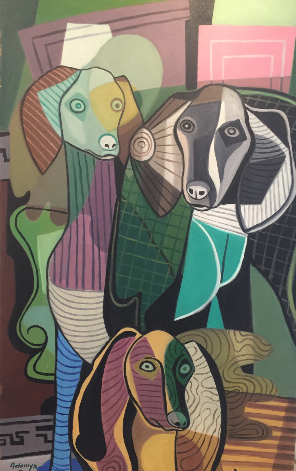 Ademyr Costa - Three Dogs – ETHOS ARTS INC.
